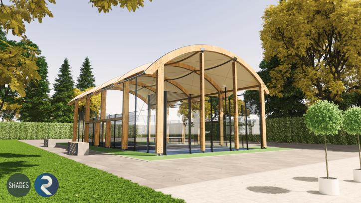 Padel en sportbaan overkappingen | Shades Concepts
